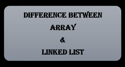 Difference between Array and Linked List | Array vs. Linked List ...